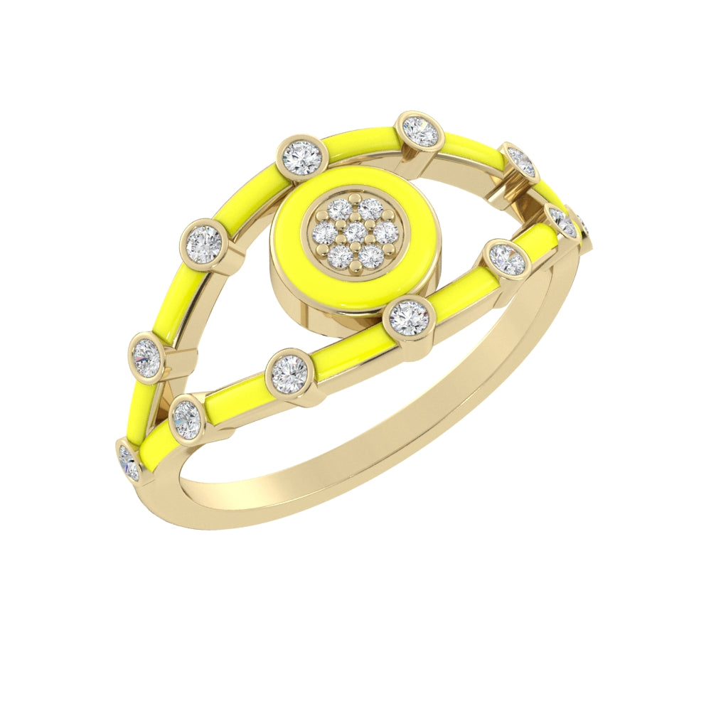 Women's Celestial Gold Evil Eye Enamel Jewelry – Brooklyn Jewelers